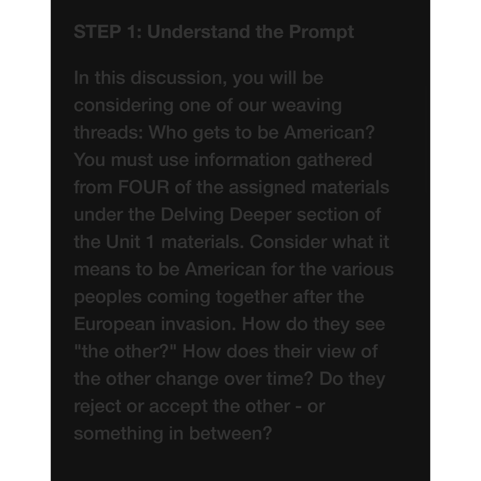 Solved STEP 1: Understand the PromptIn this discussion, you | Chegg.com