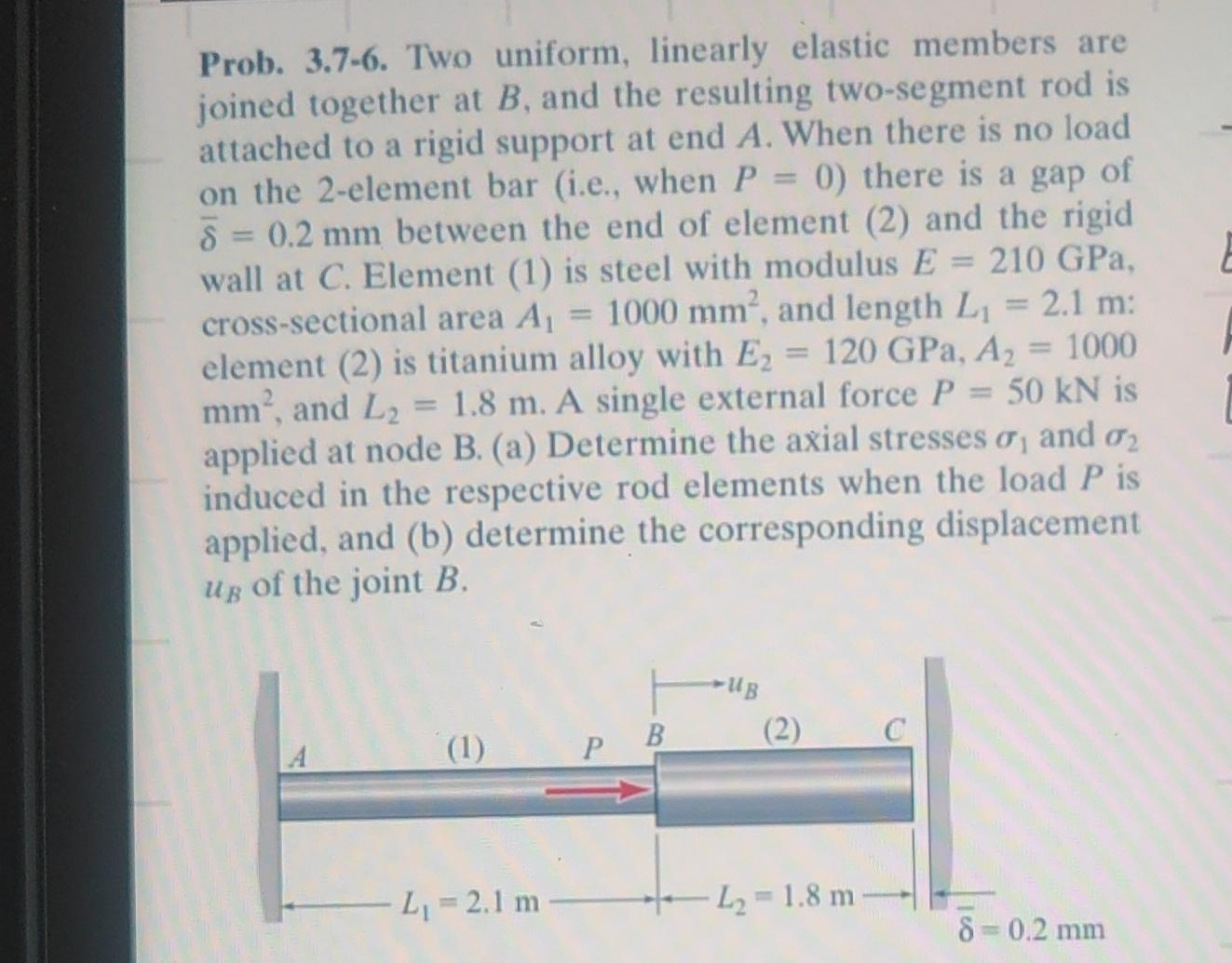 Solved Mechanics of Materials | 3rd Edition Chapter 3.7, | Chegg.com