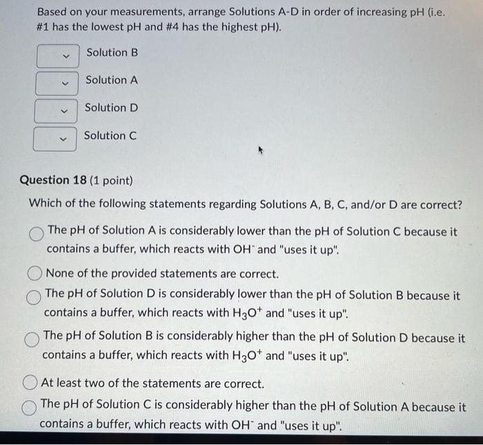 Solved A student prepared a buffer solution using 60.00 mL | Chegg.com
