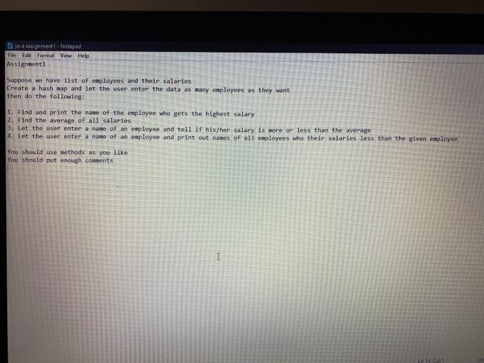 Solved assignment Notepad File Edit Format View Help | Chegg.com