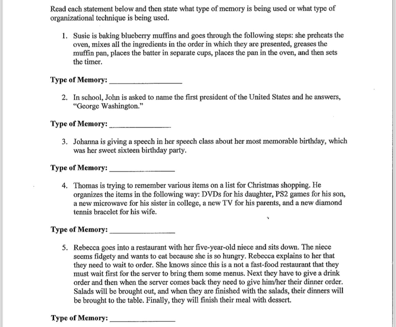 Solved Read each statement below and then state what type of | Chegg.com