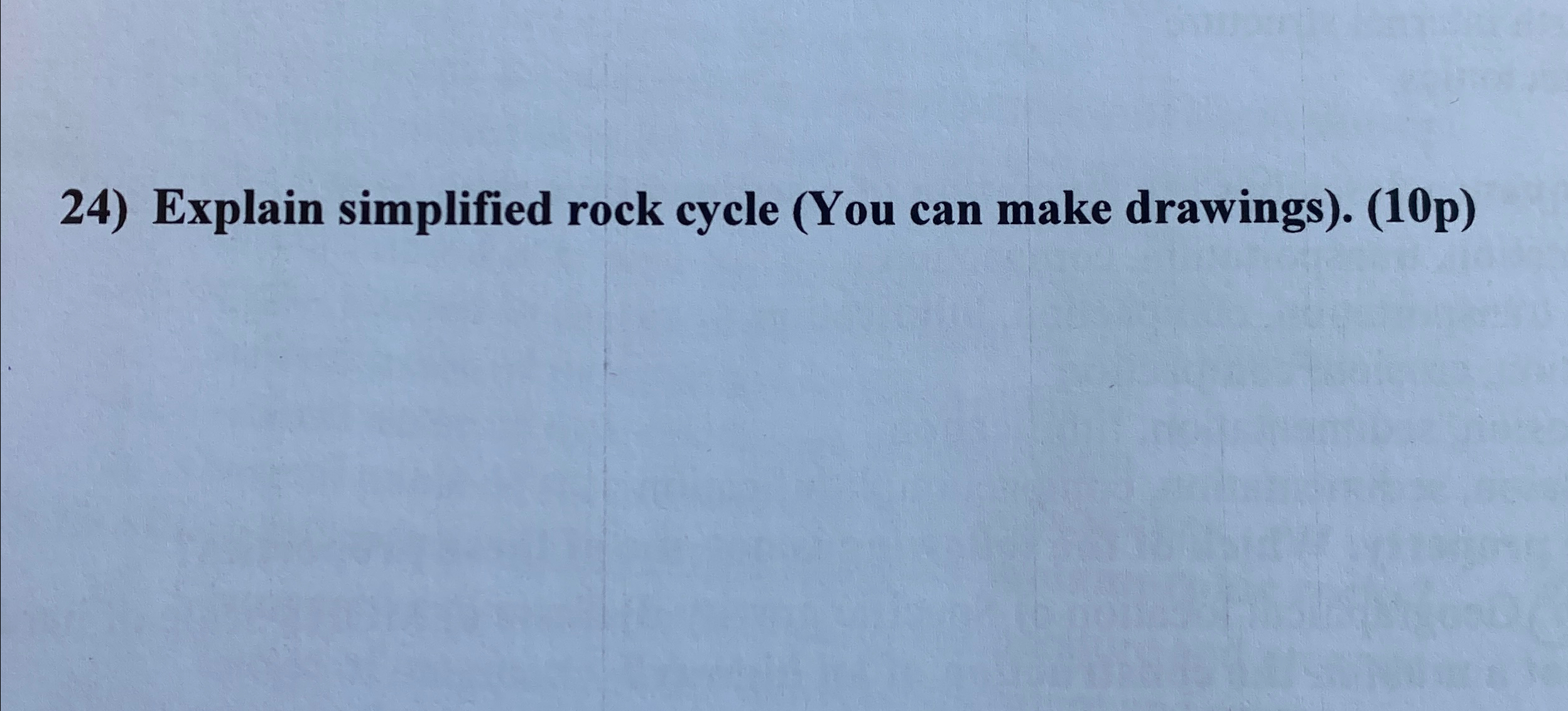 Solved Explain simplified rock cycle (You can make | Chegg.com