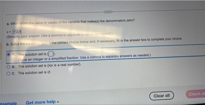 Solved a. What is/are the value or values of the variable | Chegg.com