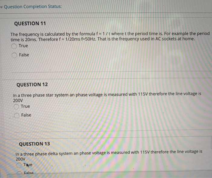Solved * Question Completion Status: QUESTION 11 The | Chegg.com