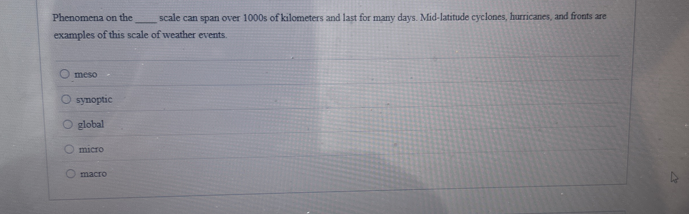 Solved Phenomena on thescale can span over 1000 ﻿s of | Chegg.com