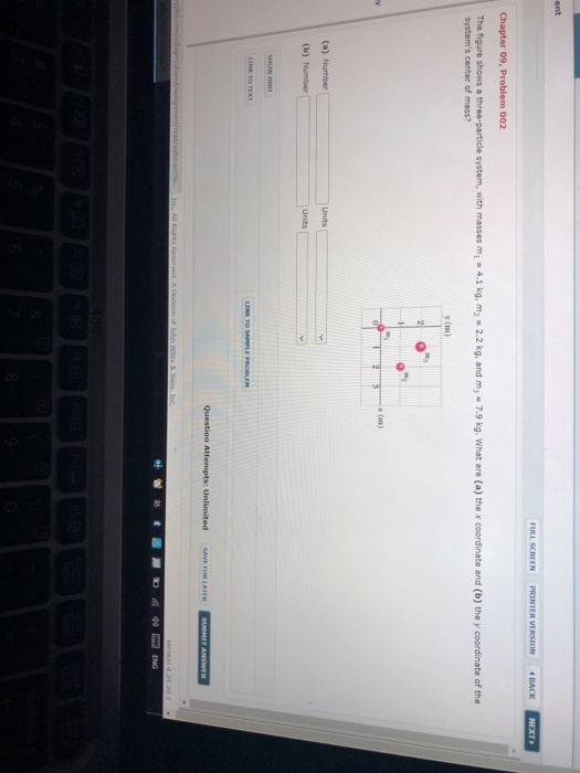 Solved ent FULL SCREEN PRINTER VERSION BACK NEXT Chapter 09, | Chegg.com