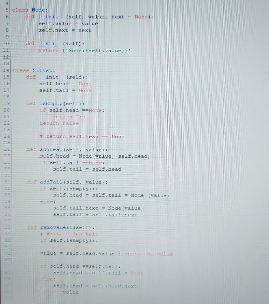 Solved In this problem, you need to add and implement the | Chegg.com