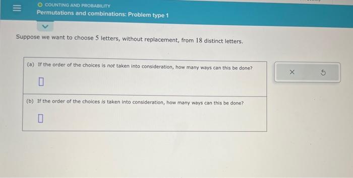 Solved Suppose we want to choose 5 letters, without | Chegg.com