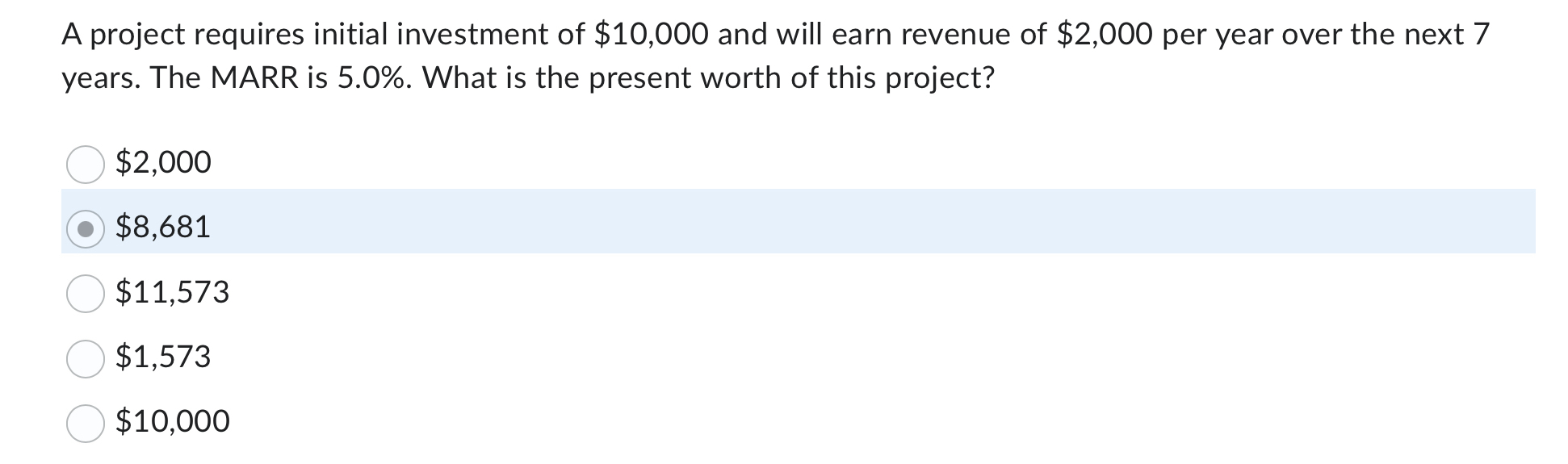 A project requires initial investment of $10,000 ﻿and | Chegg.com