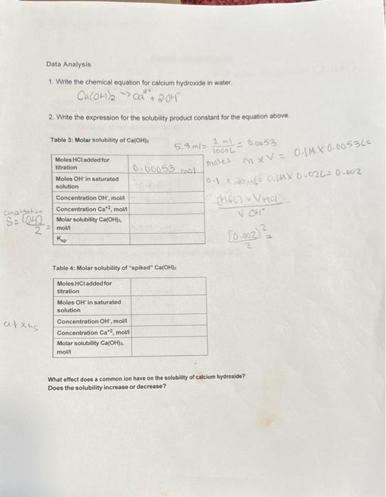 Solved I dont understand any of the calculations for table 3 | Chegg.com