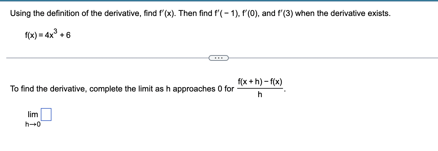 Solved Using The Definition Of The Derivative Find F X