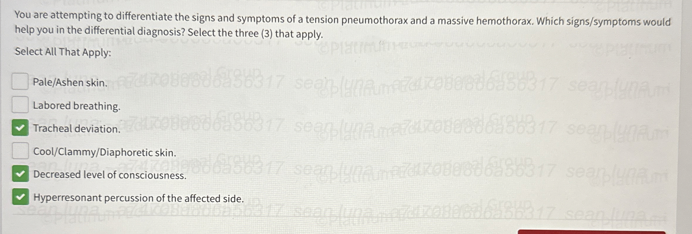 Solved You are attempting to differentiate the signs and | Chegg.com