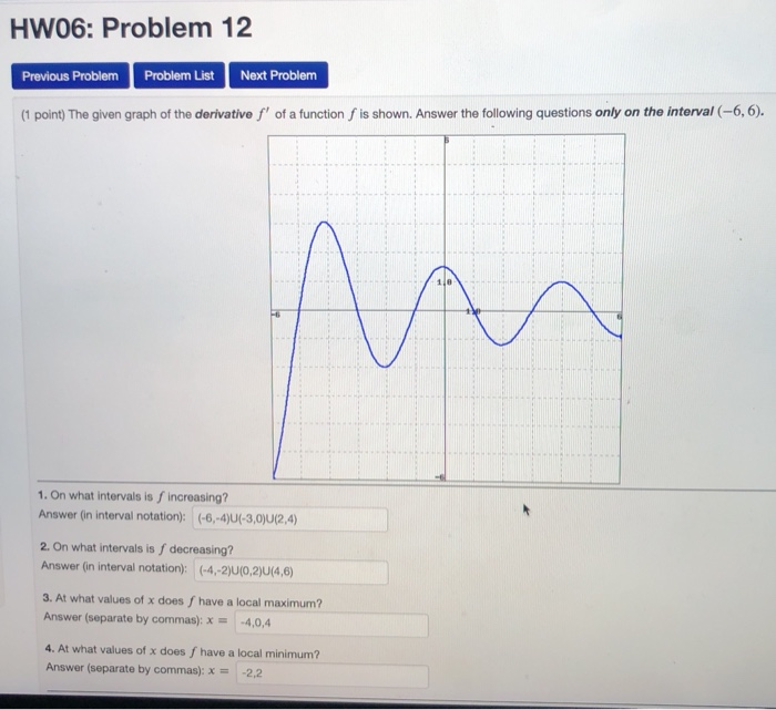 Solved HW06: Problem 1 Previous Problem Problem List Next | Chegg.com