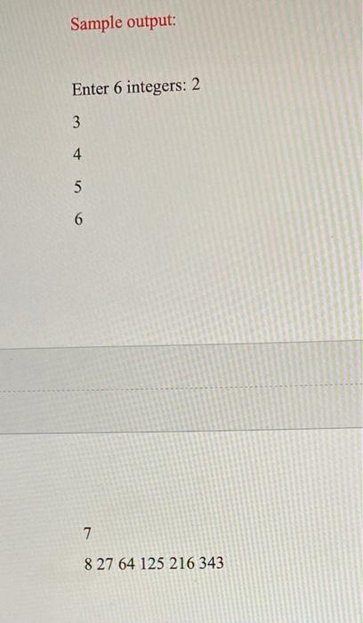 Solved (Cube elements) Write the following method that cubes | Chegg.com