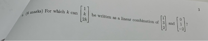 Solved 1. (6 marks) Use matrix row reduction to solve the | Chegg.com