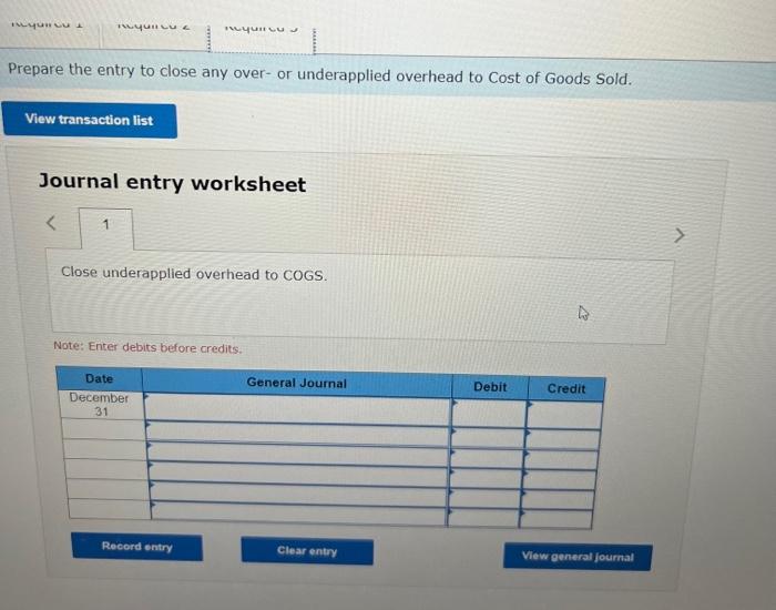 Solved Exercise 19-26 (Algo) Computing applied overhead and | Chegg.com