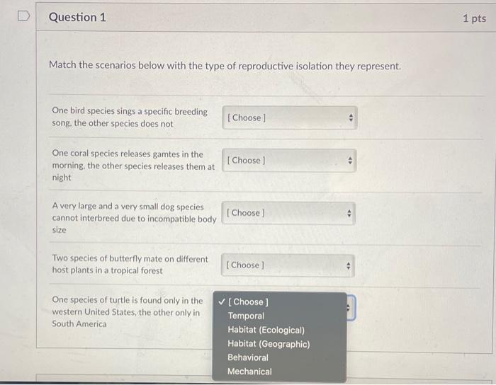 Solved Match the scenarios below with the type of | Chegg.com