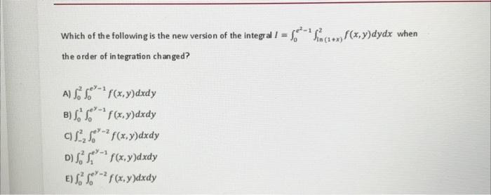 Solved Which of the following is the new version of the | Chegg.com