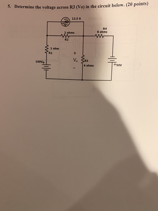 Solved 4. Determine the node voltages V1, V2, and V3 in the | Chegg.com