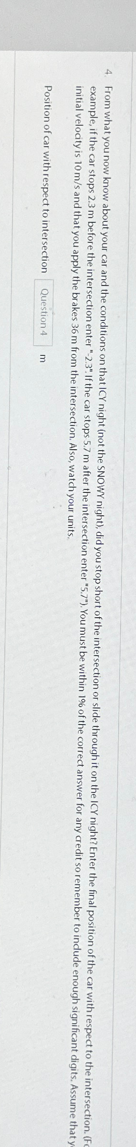 Solved initial velocity is 10ms ﻿and that you apply the | Chegg.com