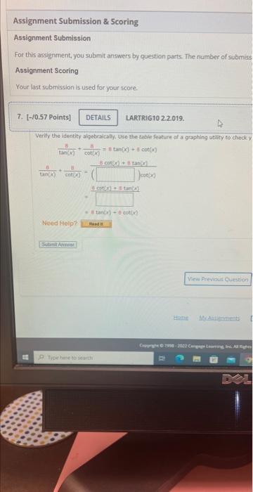 Assignment Submission \& Scoring Assignment | Chegg.com