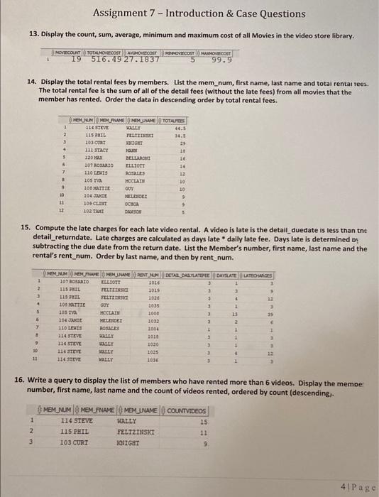 Solved Assignment 7 Introduction And Case Questions Corner 3576