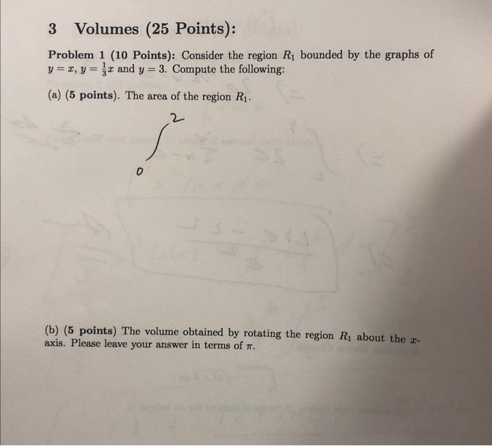 Solved Problem 1 ( 10 Points): Consider the region R1 | Chegg.com