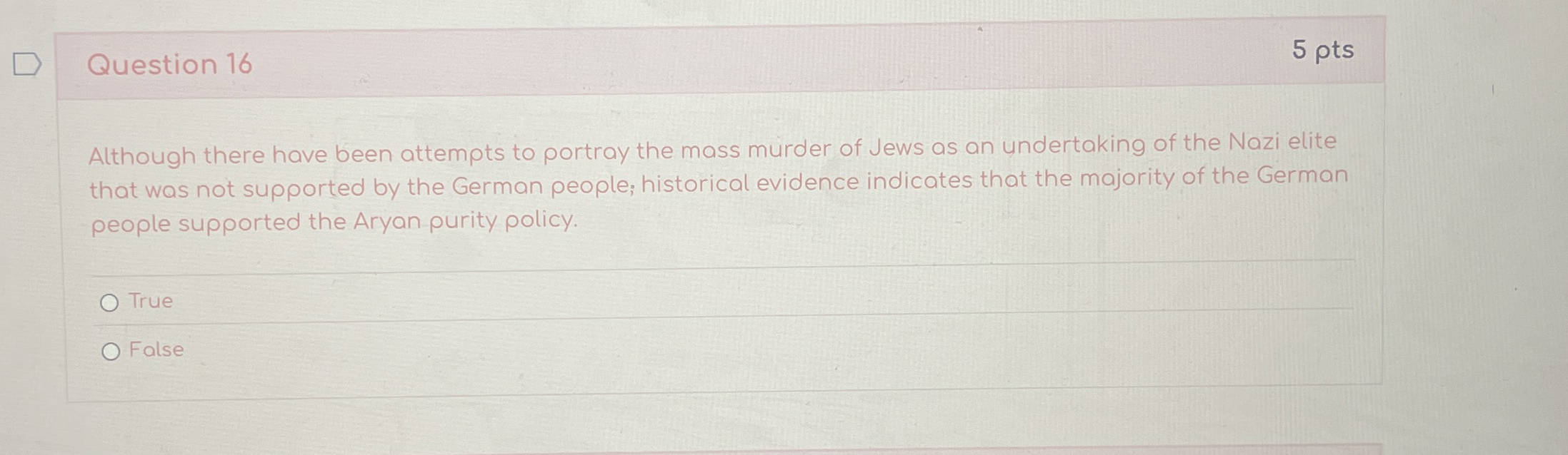 Solved Question 165 ﻿ptsAlthough there have been attempts to | Chegg.com