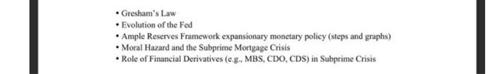 Solved - Gresham's Law - Evolution of the Fed - Ample | Chegg.com