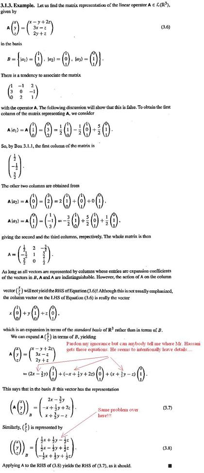 Let us find the matrix representation of the linear | Chegg.com