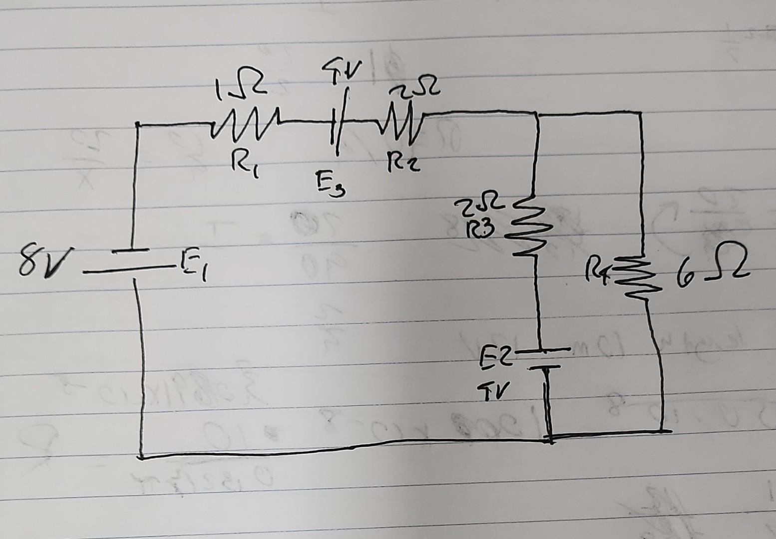 Solved Calculate The Current Through Resistor R3 And The