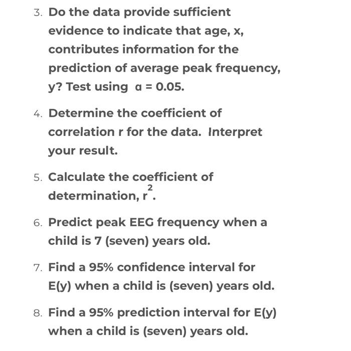 Solved Table 1An Electroencephalogram (EEG) is a tracing of | Chegg.com