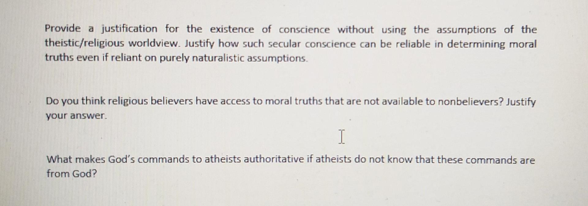 Provide a justification for the existence of | Chegg.com