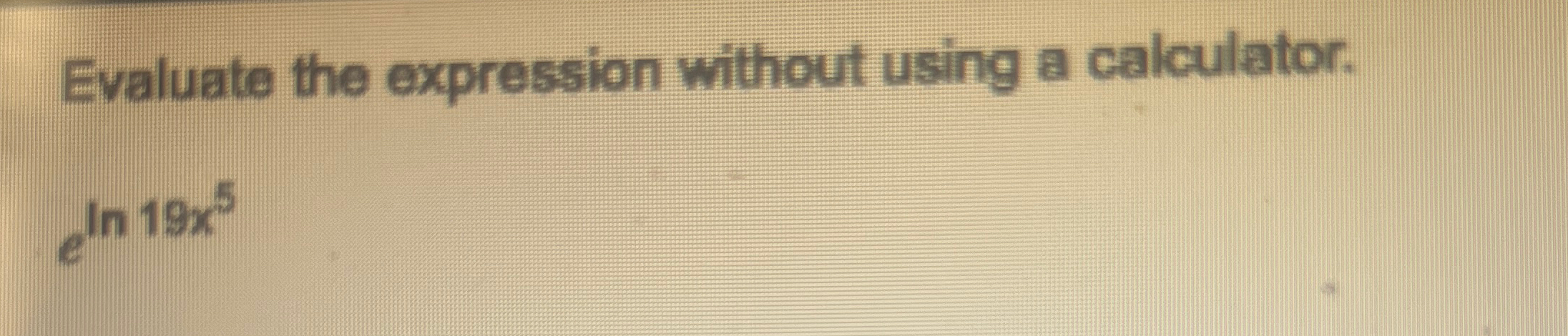 Solved Evaluate the expression without using a | Chegg.com