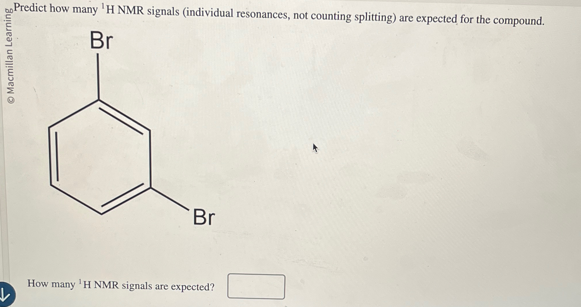 Solved ?00 ﻿Predict how many ?1H ﻿NMR signals (individual | Chegg.com