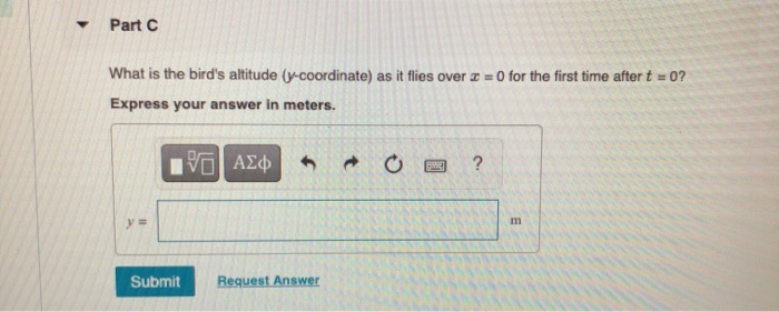 Solved A bird flies in the xy-plane with a velocity vector | Chegg.com