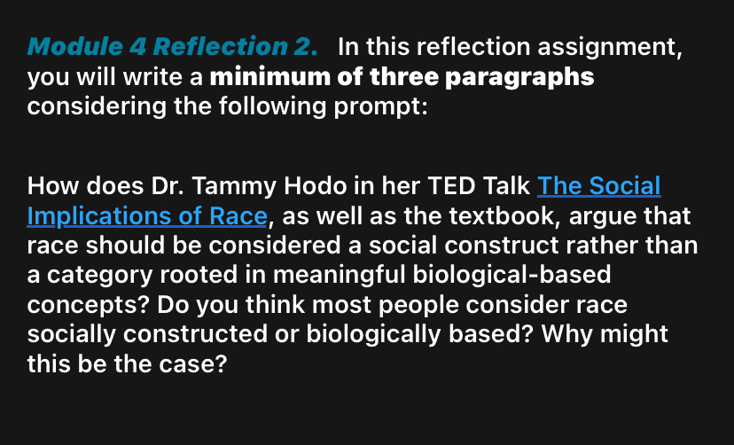Solved Module 4 ﻿Reflection 2. ﻿In this reflection | Chegg.com