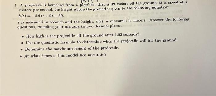Solved 1. Write down a formula for a function which is a | Chegg.com