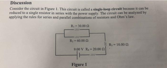 Solved Discussion Consider the circuit in Figure 1. This | Chegg.com