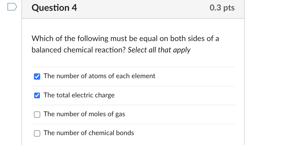 Solved Question 4Which of the following must be equal on | Chegg.com