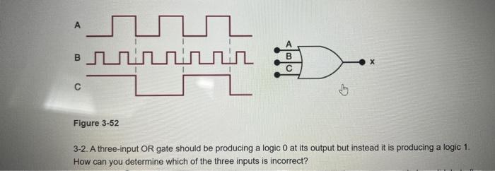 Solved B3-6. Change the OR gate in Figure 3-52 to an AND | Chegg.com