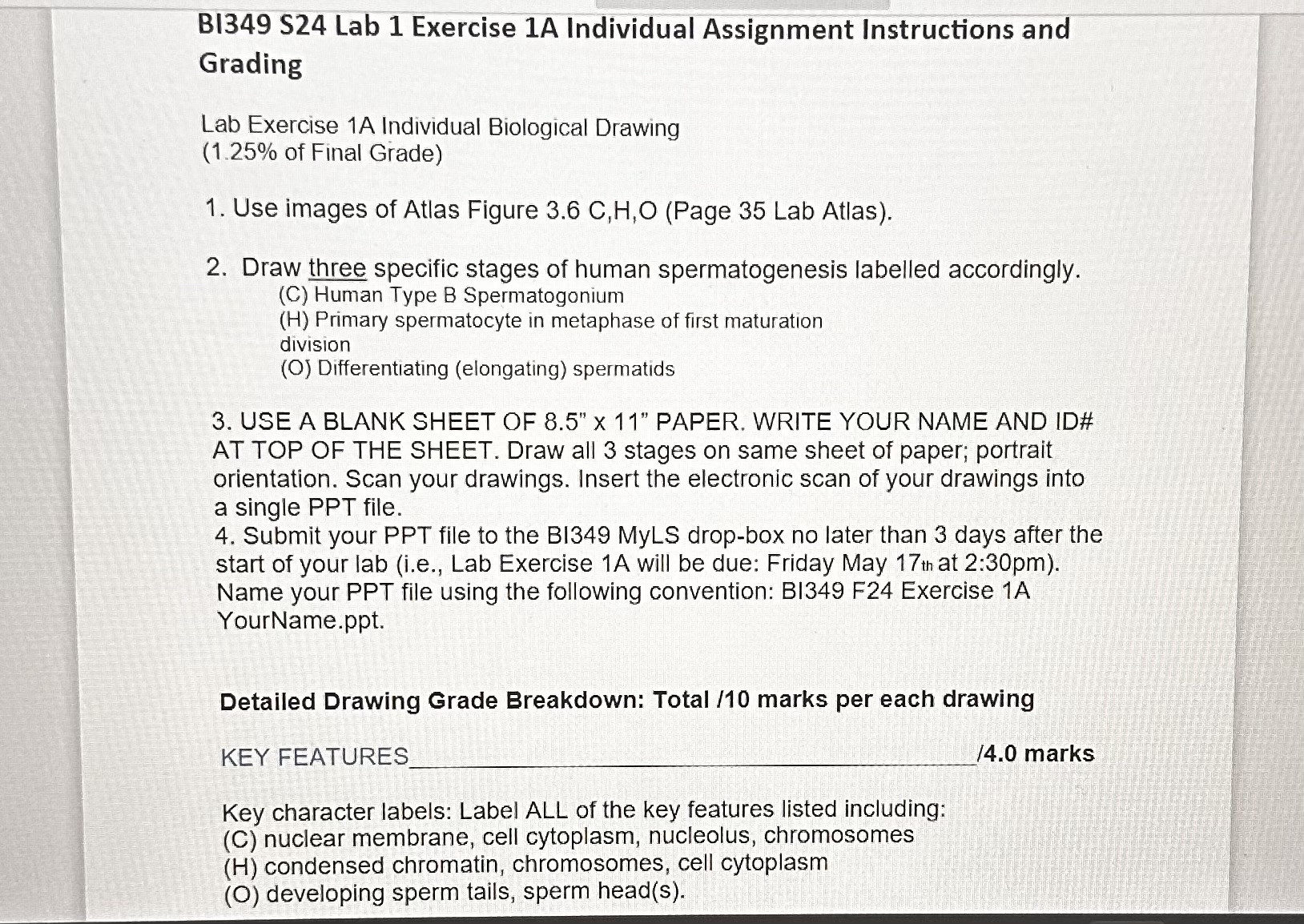 Solved BI349 ﻿S24 ﻿Lab 1 ﻿Exercise 1 ﻿A Individual | Chegg.com
