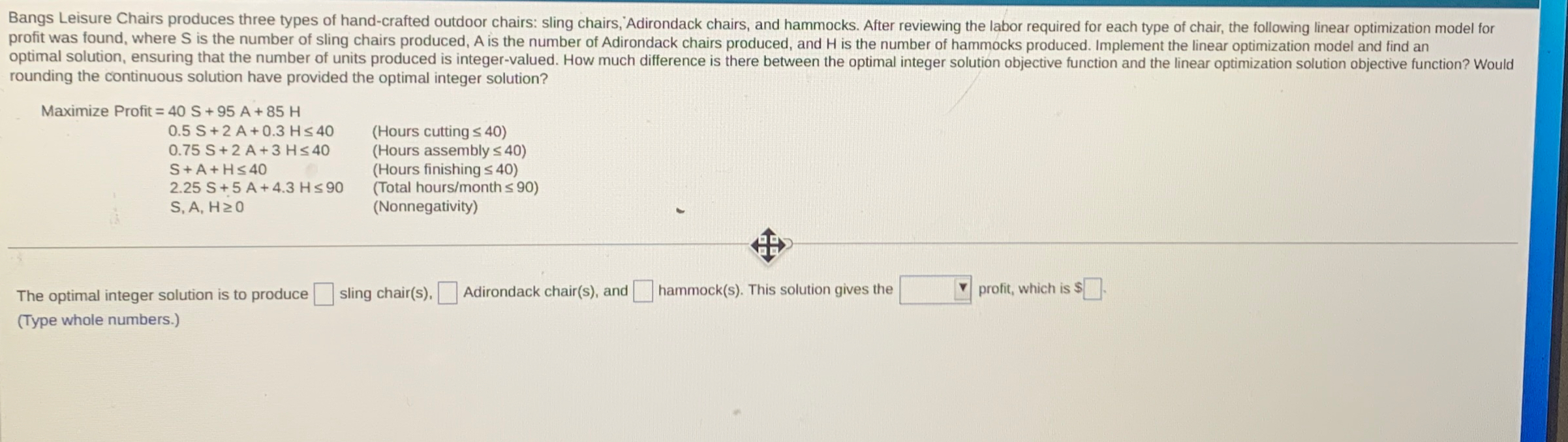 Solved rounding the continuous solution have provided the | Chegg.com