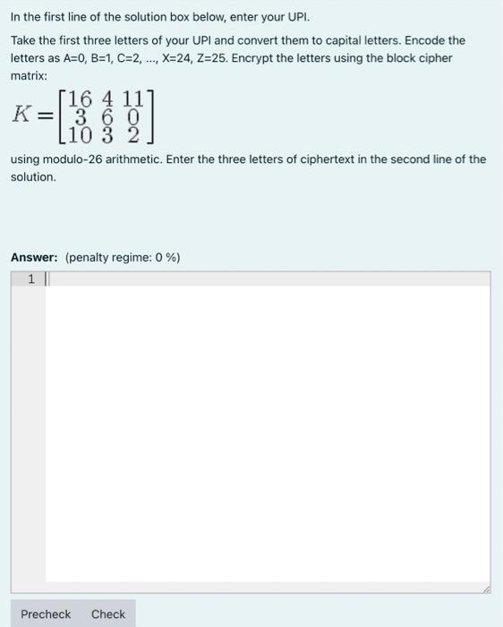Solved The ciphertext PXLMATKUHNK encrypts the name of an | Chegg.com