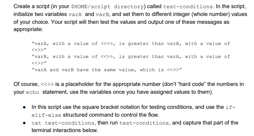 What commands would I use to execute the following in | Chegg.com