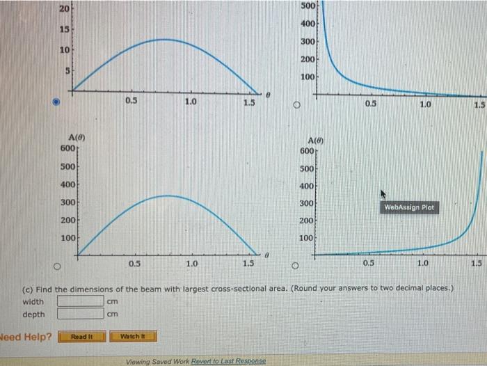 Solved A graphing calculator is recommended. A rectangular | Chegg.com