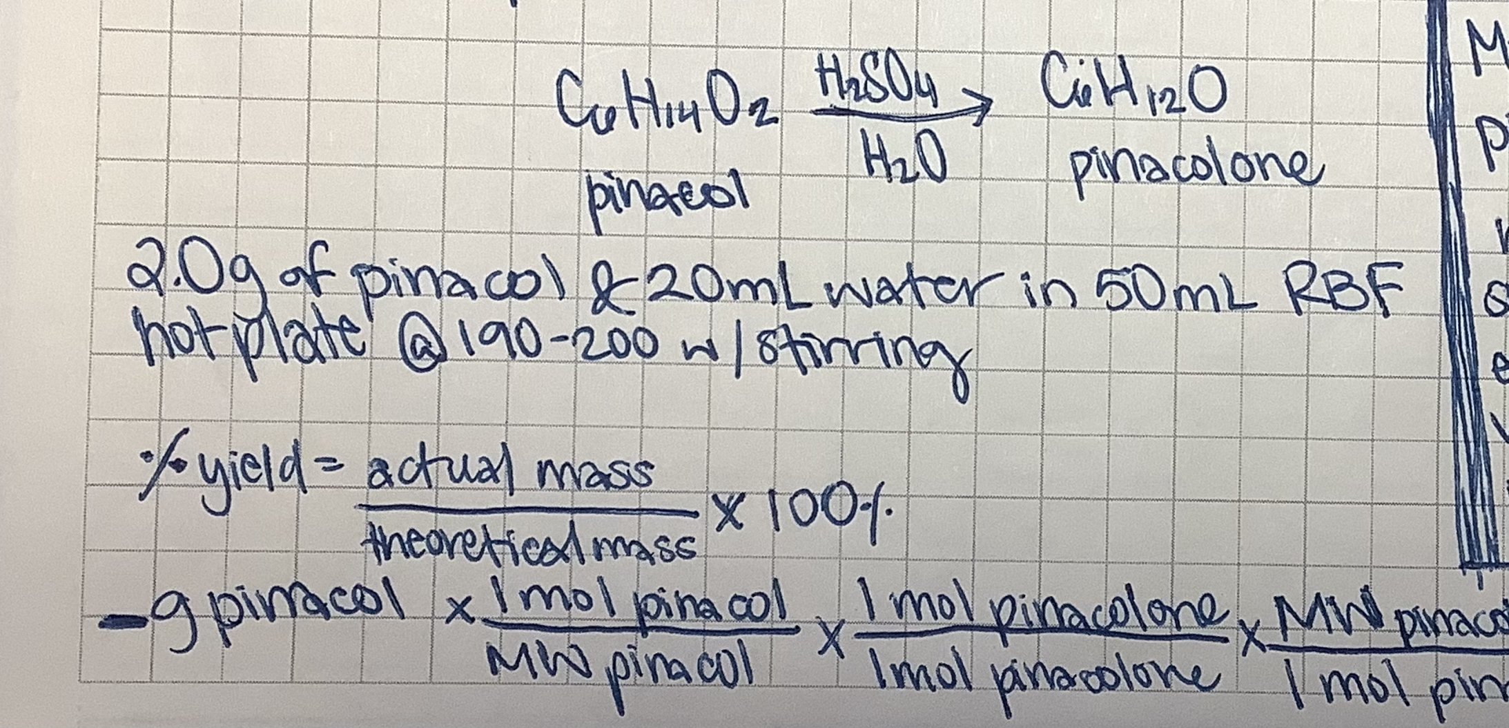 Solved Calculate the percent yield of this reaction. Show | Chegg.com