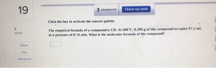 Solved 3 attempts let Check my work Click the box to | Chegg.com