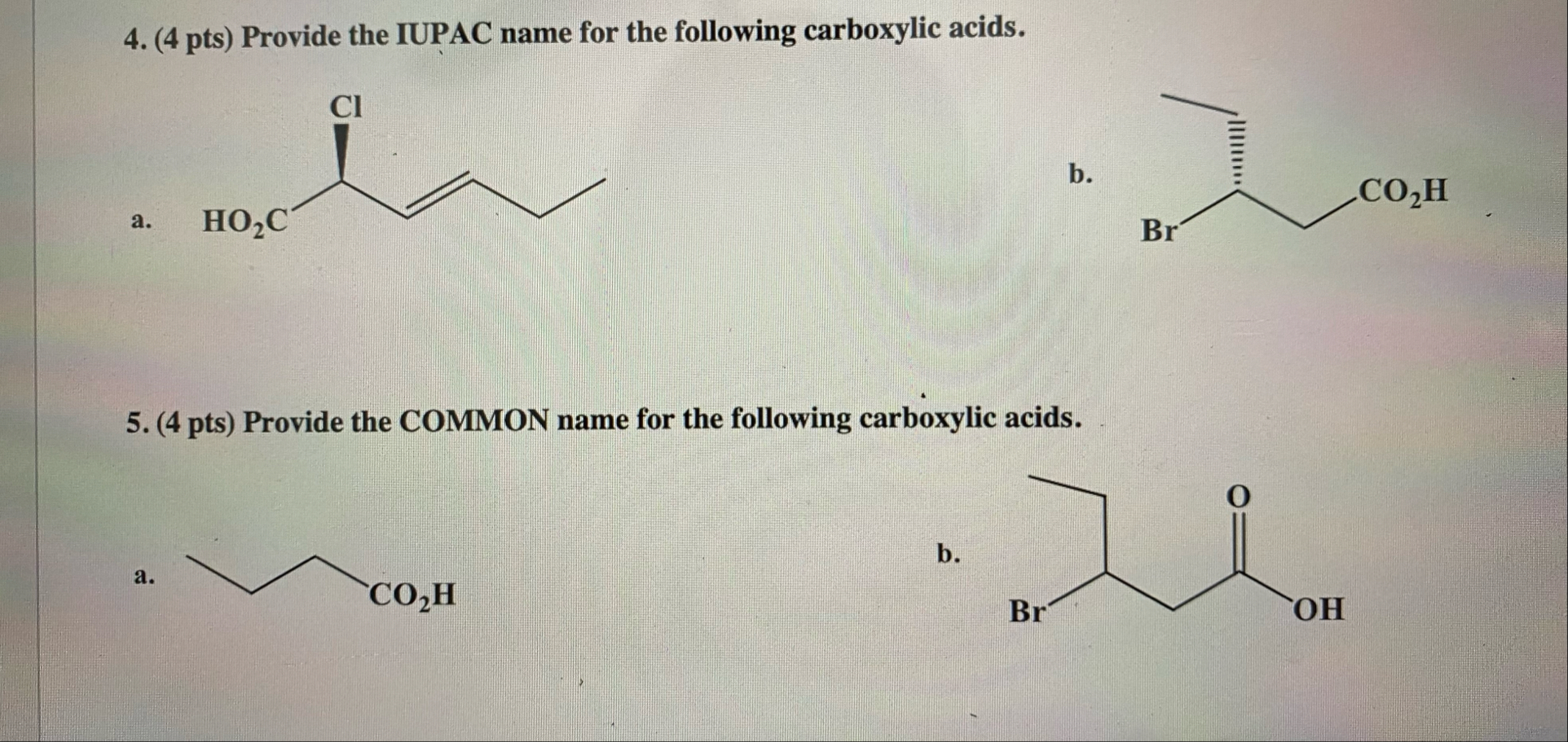 Solved 1/1 ﻿Provide the IUPAC name for the following | Chegg.com