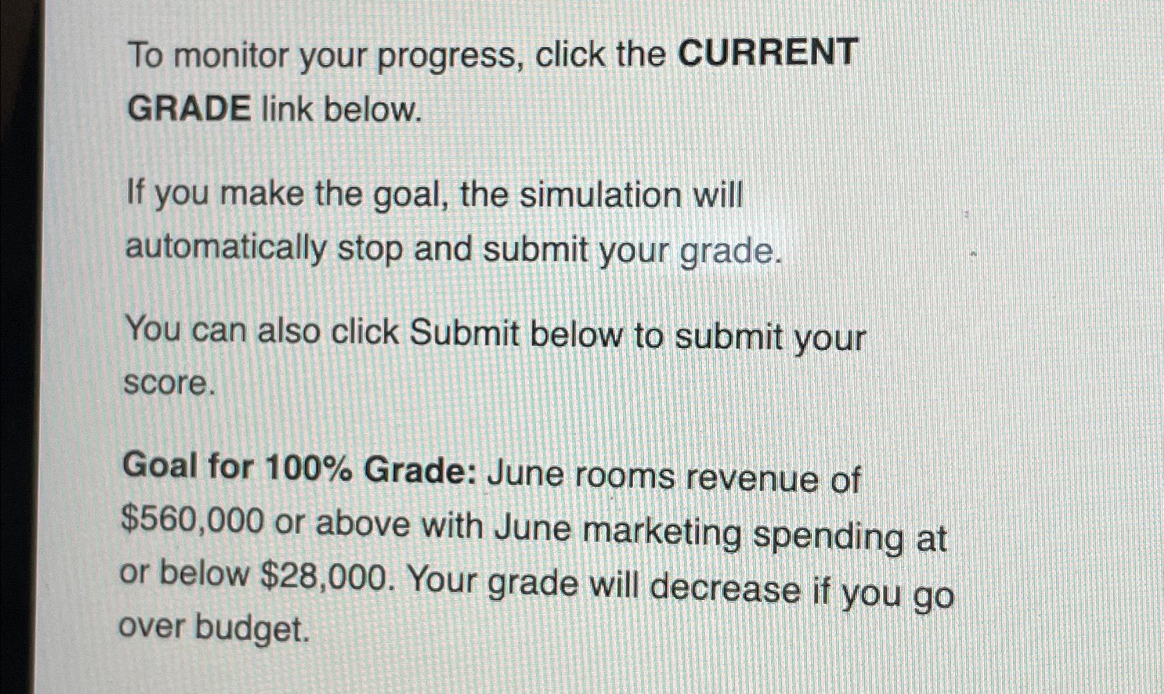 Solved To monitor your progress, click the CURRENT GRADE | Chegg.com